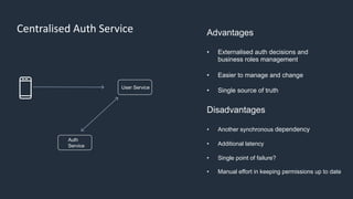 Complex architectures for authentication and authorization on AWS | PPT