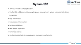 AWS Components and Live Use Cases | PDF