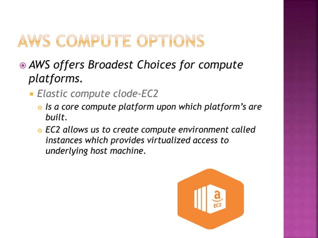 Aws compute options | PPTX