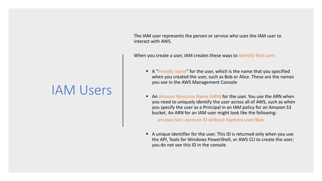 AWS core services | PPTX | Cloud Computing | Internet