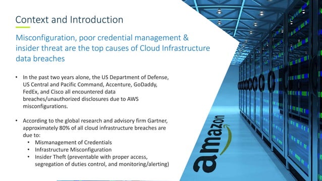 Core strategies to develop defense in depth in AWS | PPT