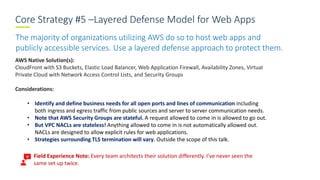 Core strategies to develop defense in depth in AWS | PPT