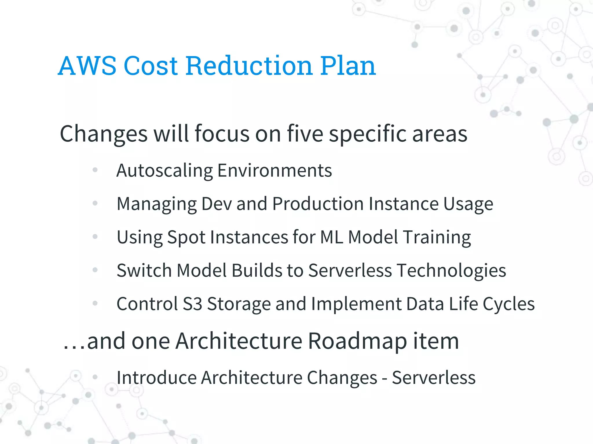 AWS Cost Reduction and Management Plan | PPTX