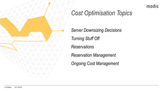 AWS Cost Optimisation - November 2018 | PPT