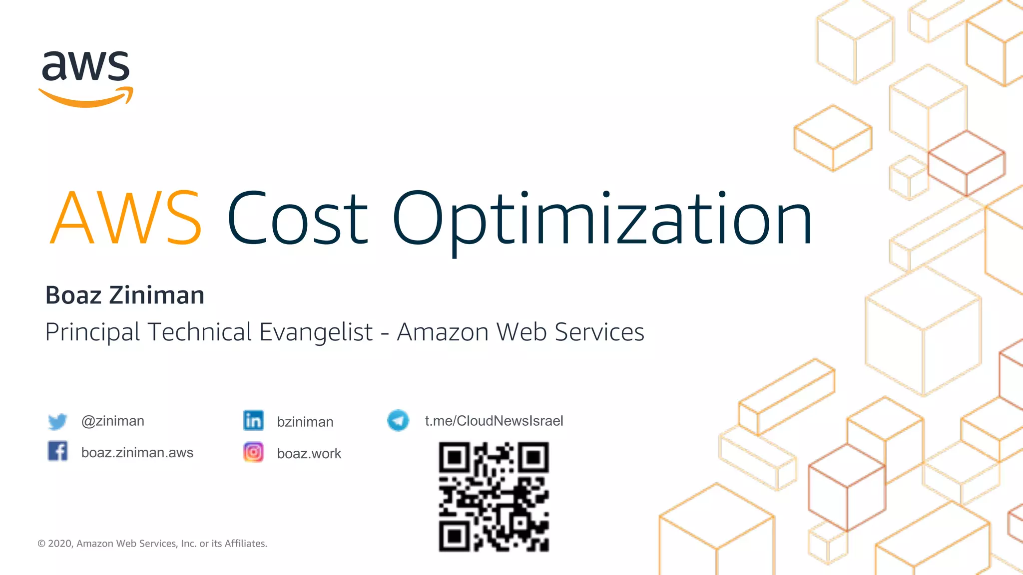 AWS Cost Optimization - JLM | PPT
