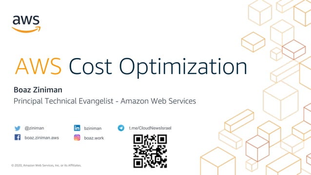 AWS Cost Optimization - JLM | PPT