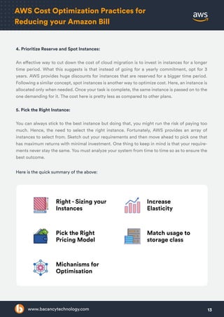 AWS Cost Optimization: Comprehensive Overview of Design Principles ...