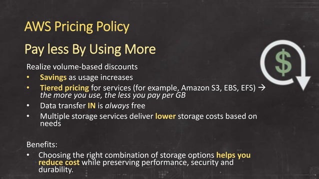 Aws cost strategies | PPTX
