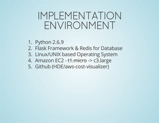 AWS Cost Visualizer | PPT