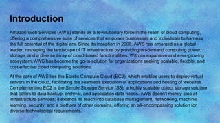 AWS Course in Noida. pptx | PPTX | Cloud Computing | Internet