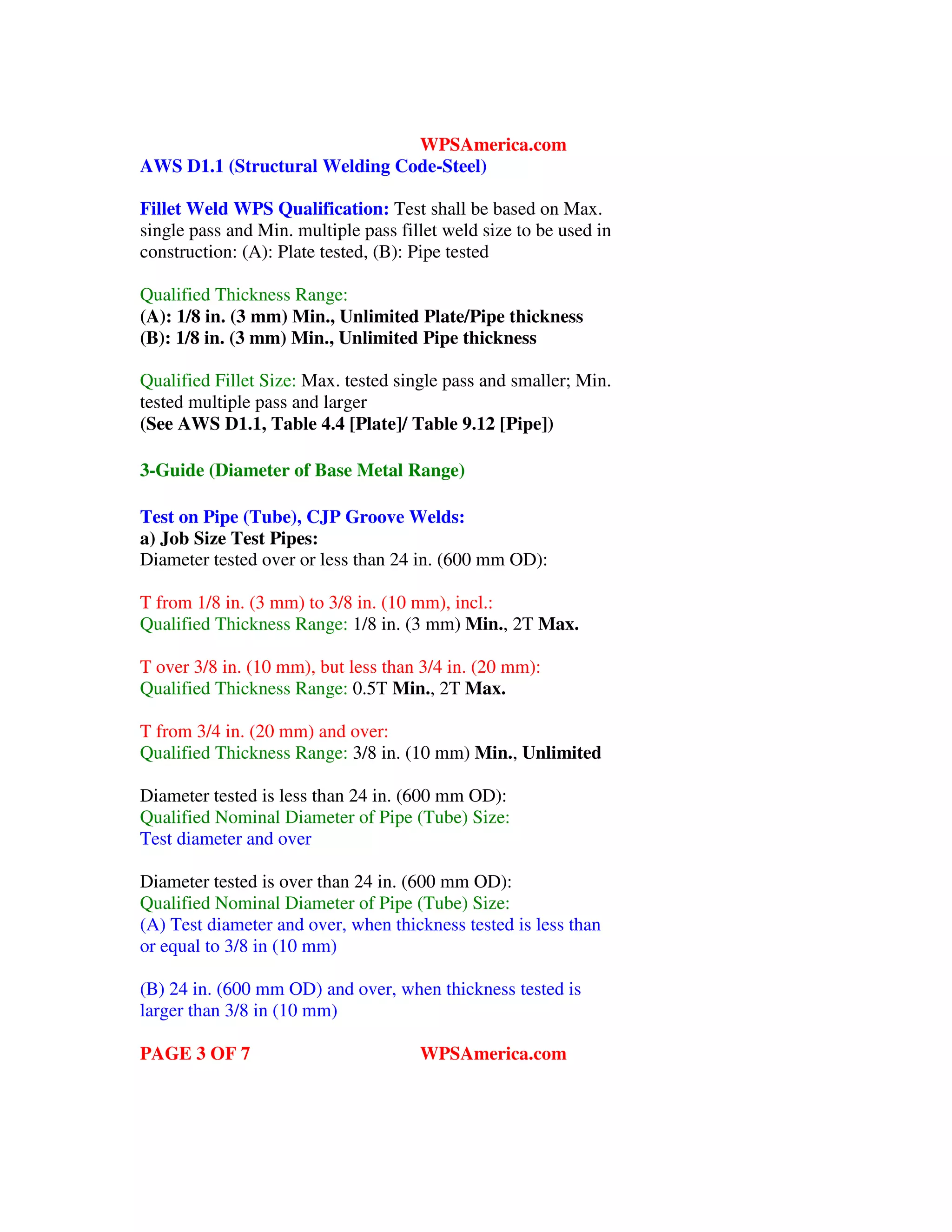 Aws d1.1 guides | PDF