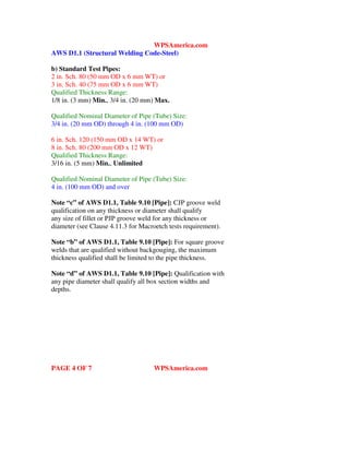 Aws d1.1 guides | PDF