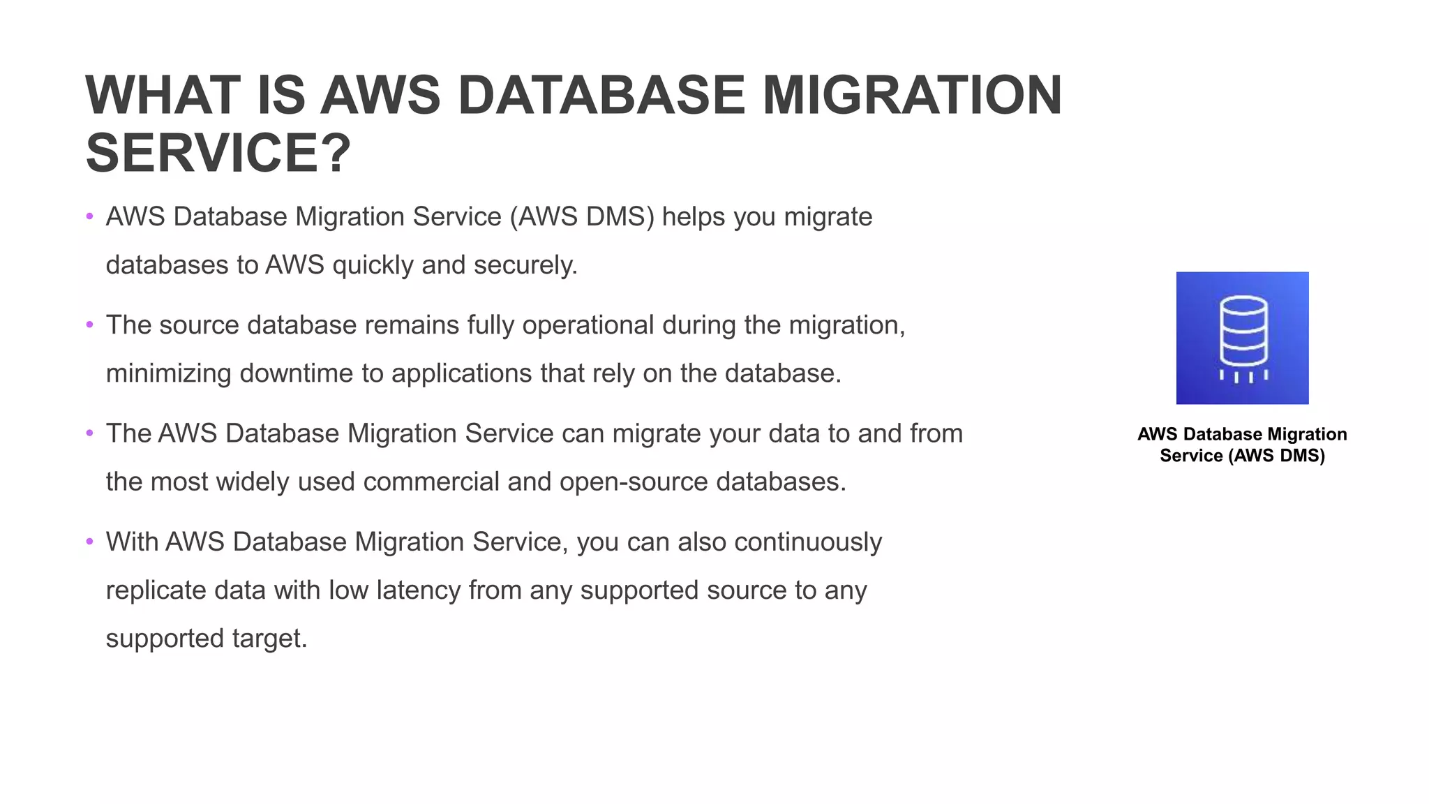 Aws Database Migration Service Now Supports Azure Sql Managed Instance As A Source Pptx