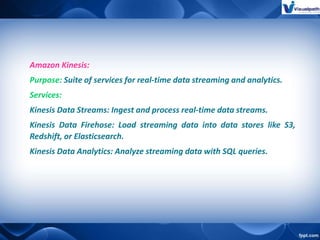 AWS Data Engineer Training | AWS Data Engineering Online Training | PPT