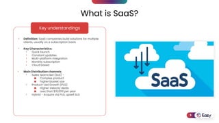 Marketing tactics for SaaS companies from startup to scale | PPTX