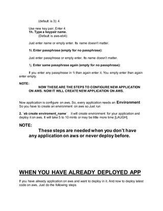 Aws deployment | PDF