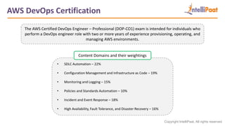 AWS DevOps Associate Certification | AWS DevOps Tutorial | PPT | Free Download