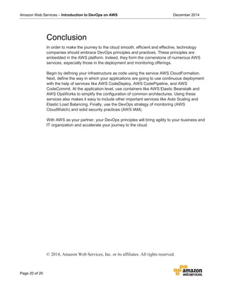 Aws dev ops pdf | PDF