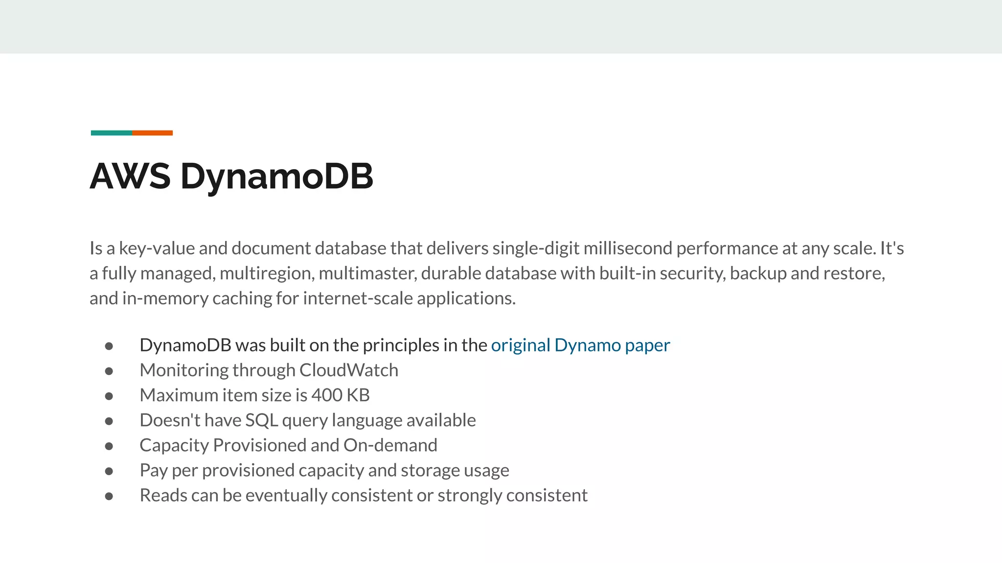 AWS DynamoDB | PDF