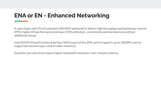 Aws EC2 ENI, ENA, EFA | PPT