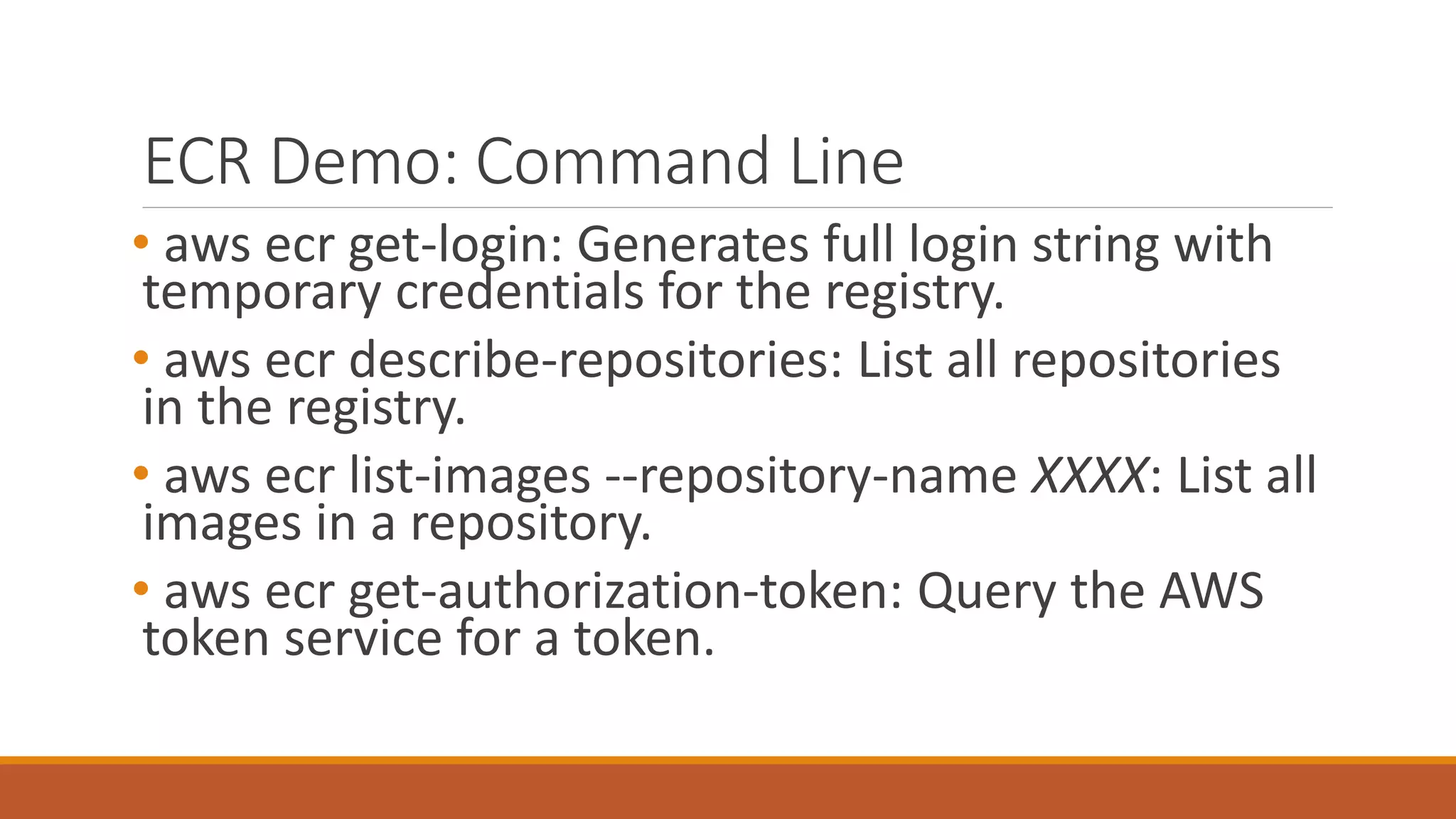 AWS Elastic Container Registry | PPTX