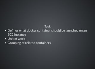 Amazon Web Services EC2 Container Service (ECS) | PPT