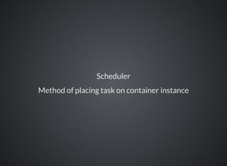 Amazon Web Services EC2 Container Service (ECS) | PPT