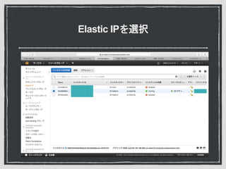 Aws eipの設定 | PPTX | Internet | Computing