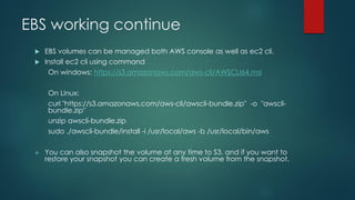 Aws Elastic Block Storage | PDF