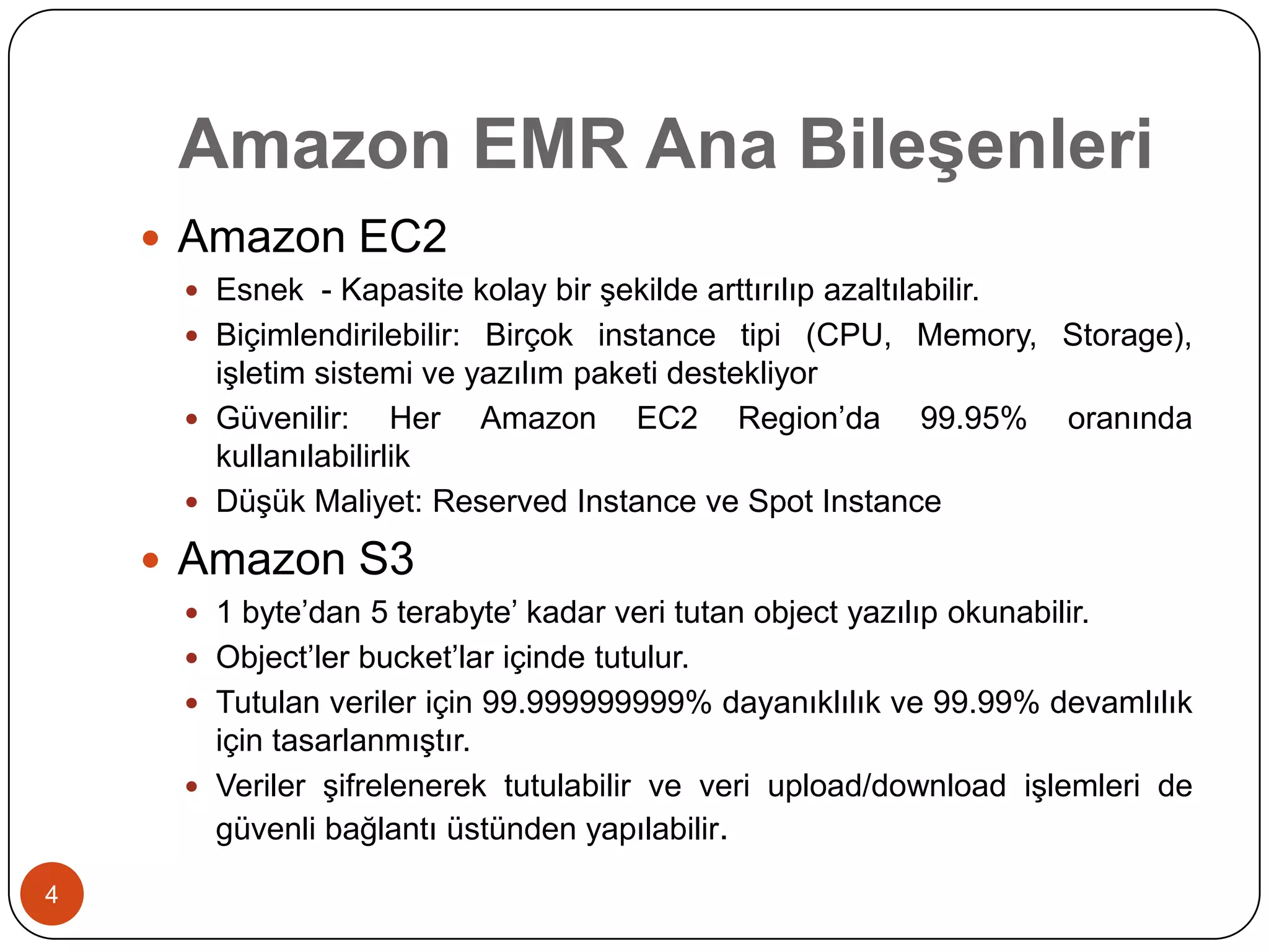 Aws Emr Amazon Elastic Map Reduce Ppt 
