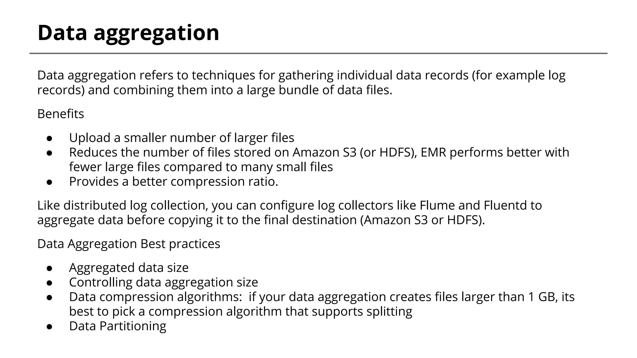 AWS EMR (Elastic Map Reduce) explained | PDF