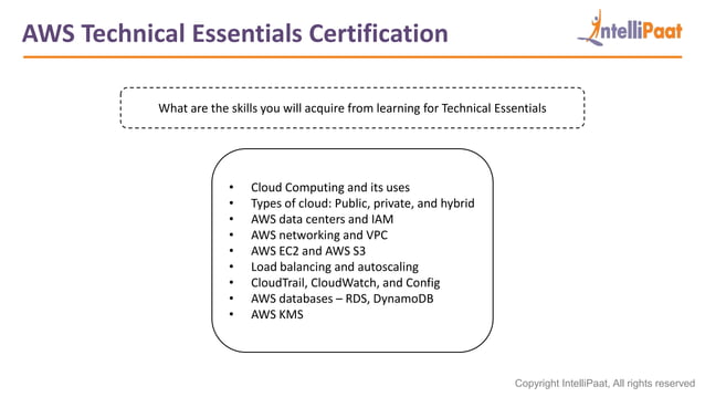 AWS Essentials Certification | PPTX