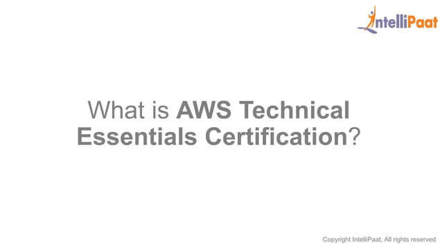 AWS Essentials Certification | PPTX