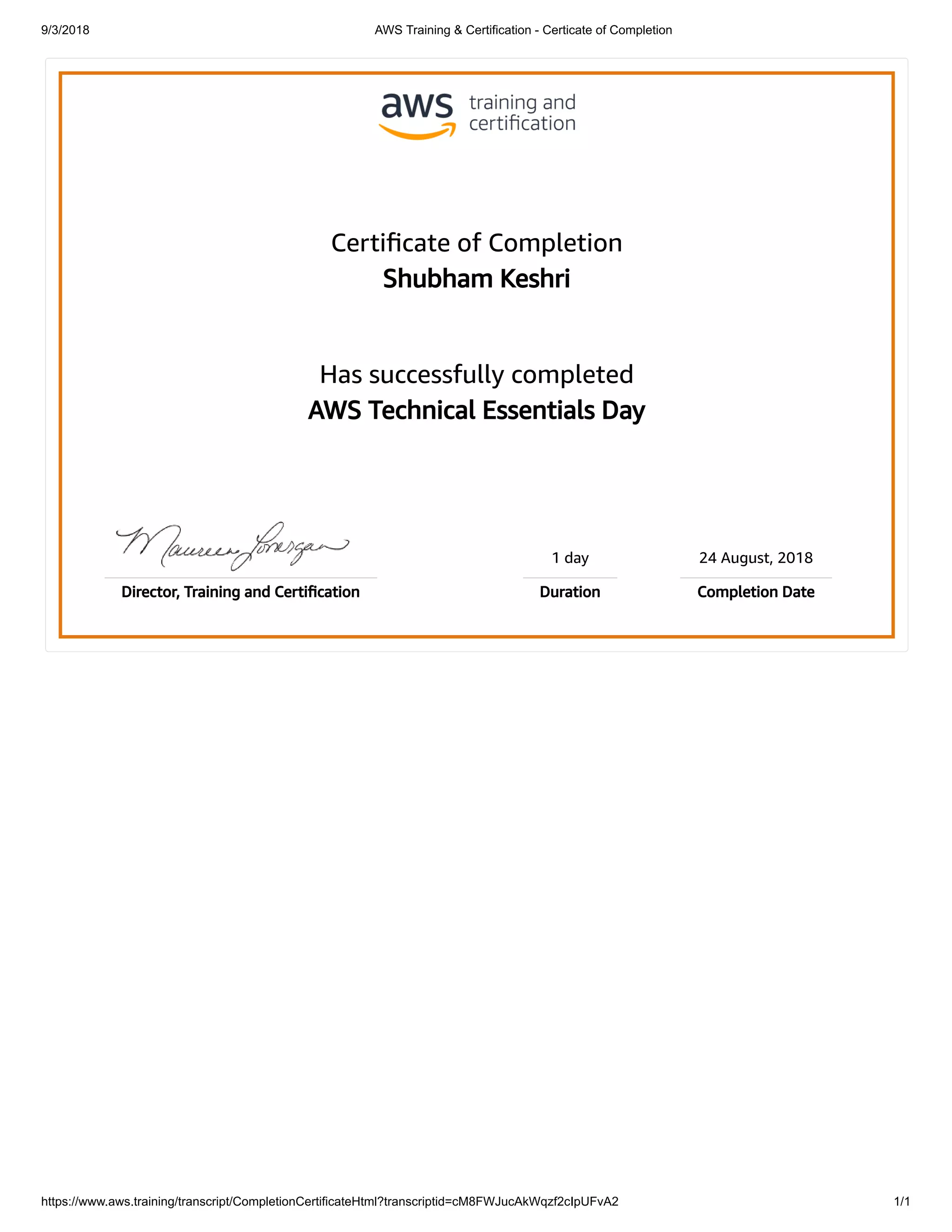Aws essentials day | PDF