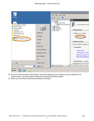 AWS essentials EC2 | PDF