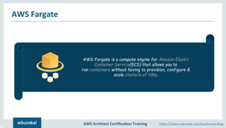 AWS Fargate Tutorial | AWS Tutorial For Beginners | AWS Certification Training | Edureka | PPT