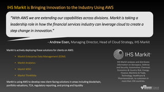 AWS Finance Symposium_AWS와 함께 하는 디지털 금융 혁신 사례 | PPT