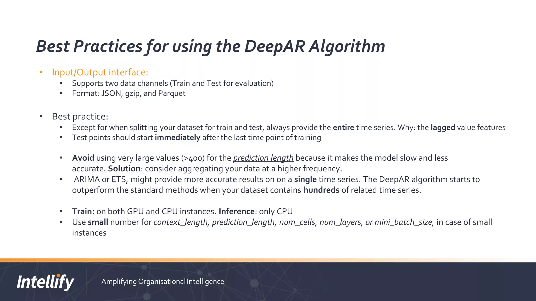 AWS Forcecast: DeepAR Predictor Time-series | PPTX