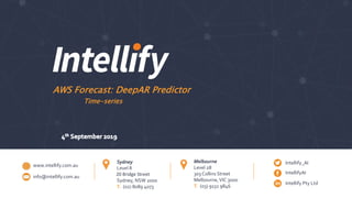 AWS Forcecast: DeepAR Predictor Time-series | PPTX