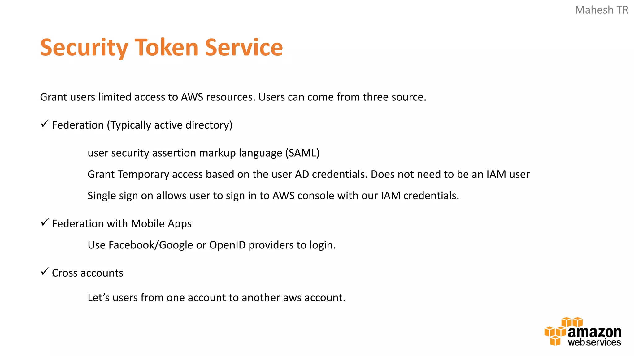 AWS Identity and access Managment | PDF