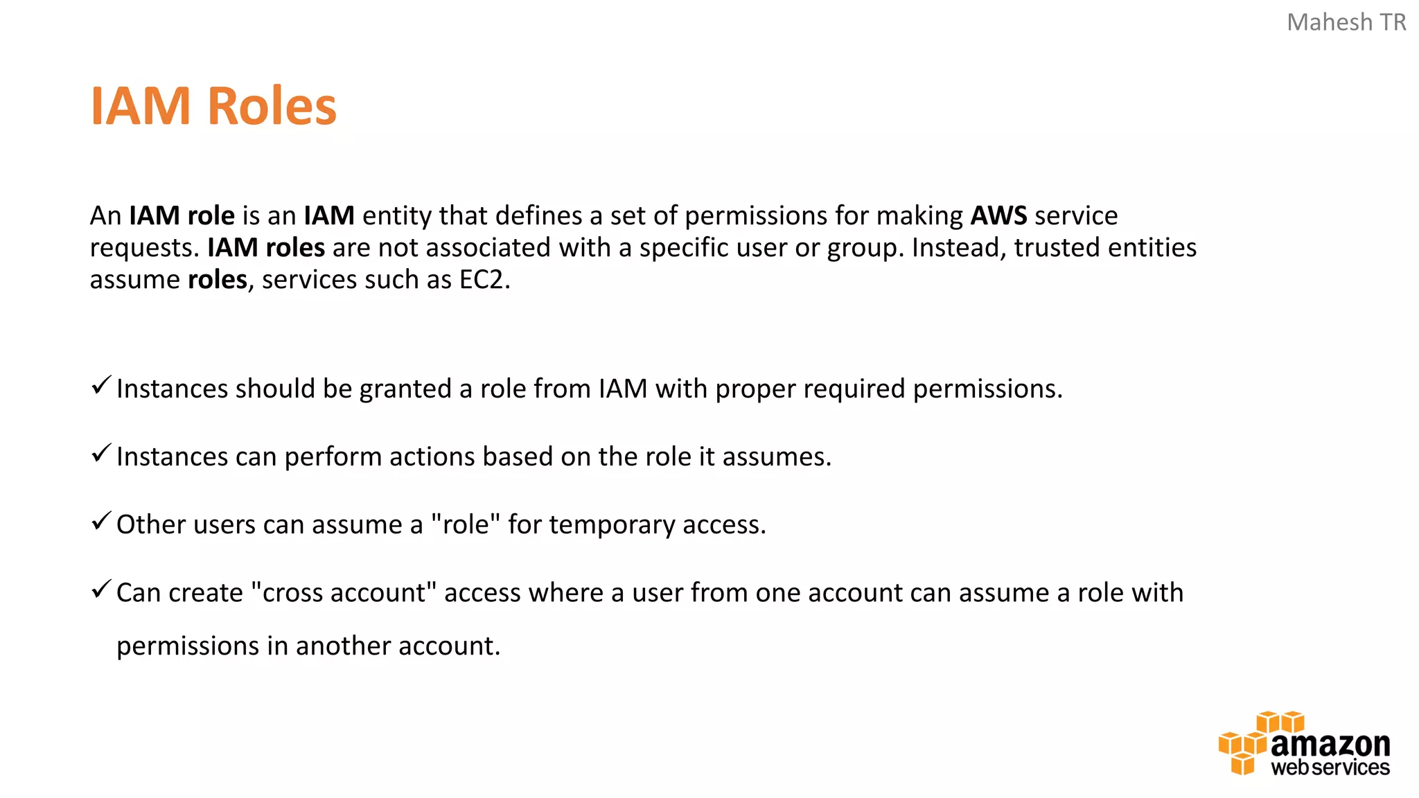 AWS Identity and access Managment | PDF