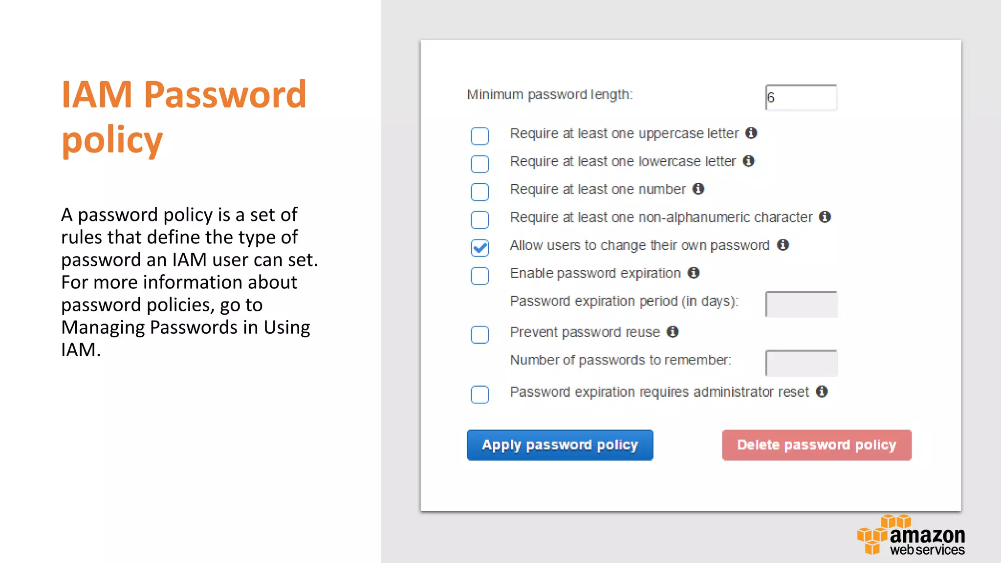 AWS Identity and access Managment | PDF