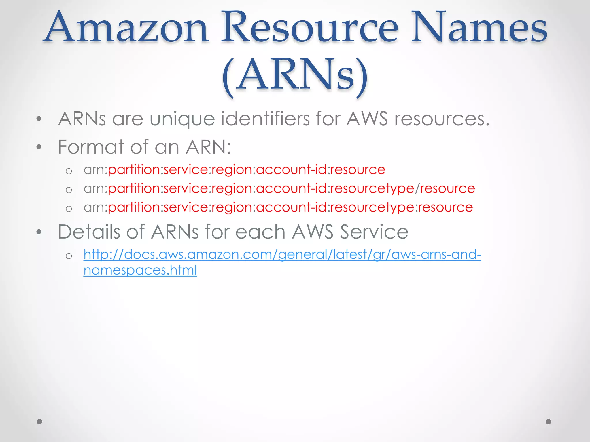 AWS IAM and security | PPTX