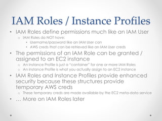 AWS IAM and security | PPTX