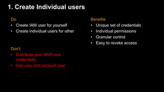Aws iam best practices to live by | PPT