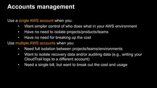Aws iam best practices to live by | PPT