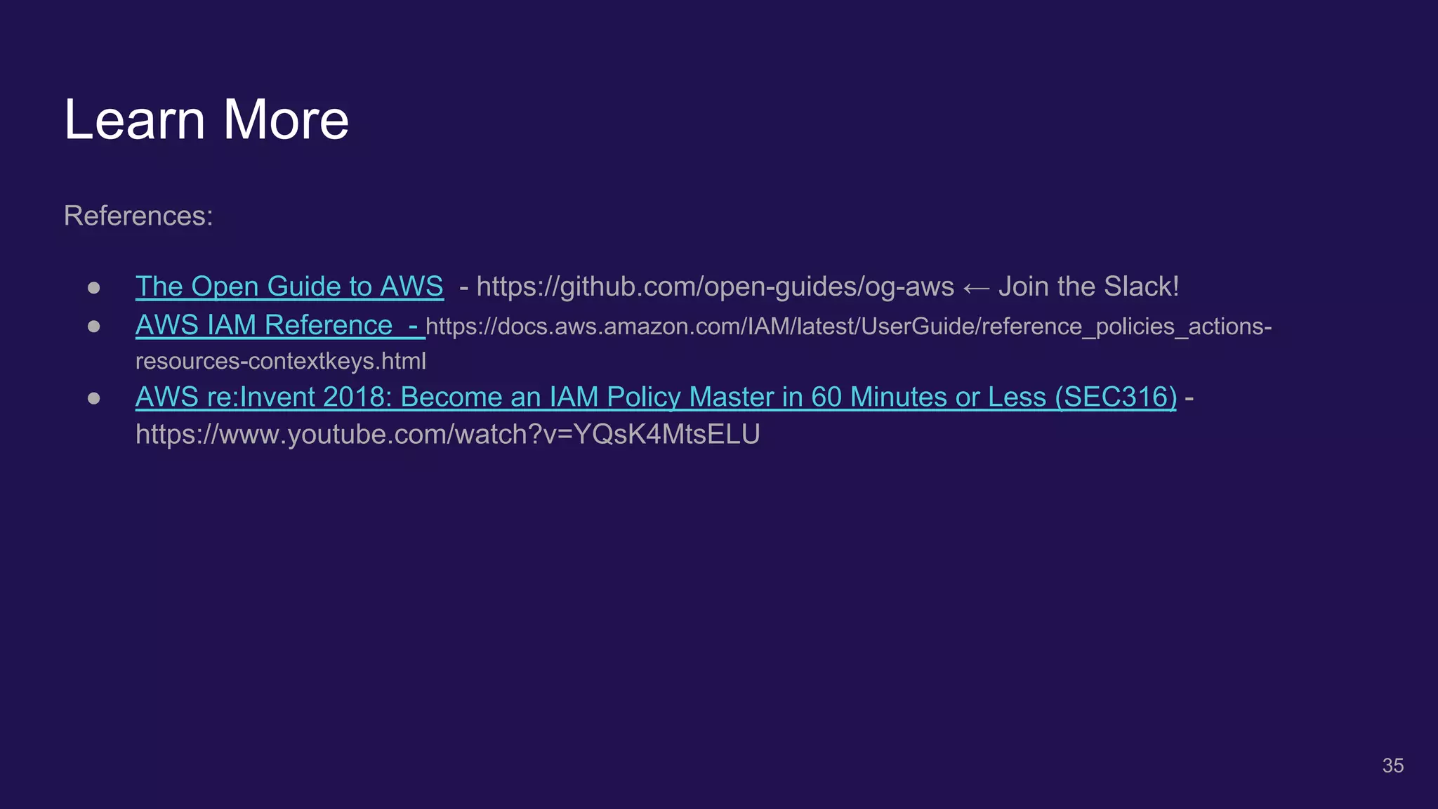 Avoiding Friendly Fire in AWS | PPT