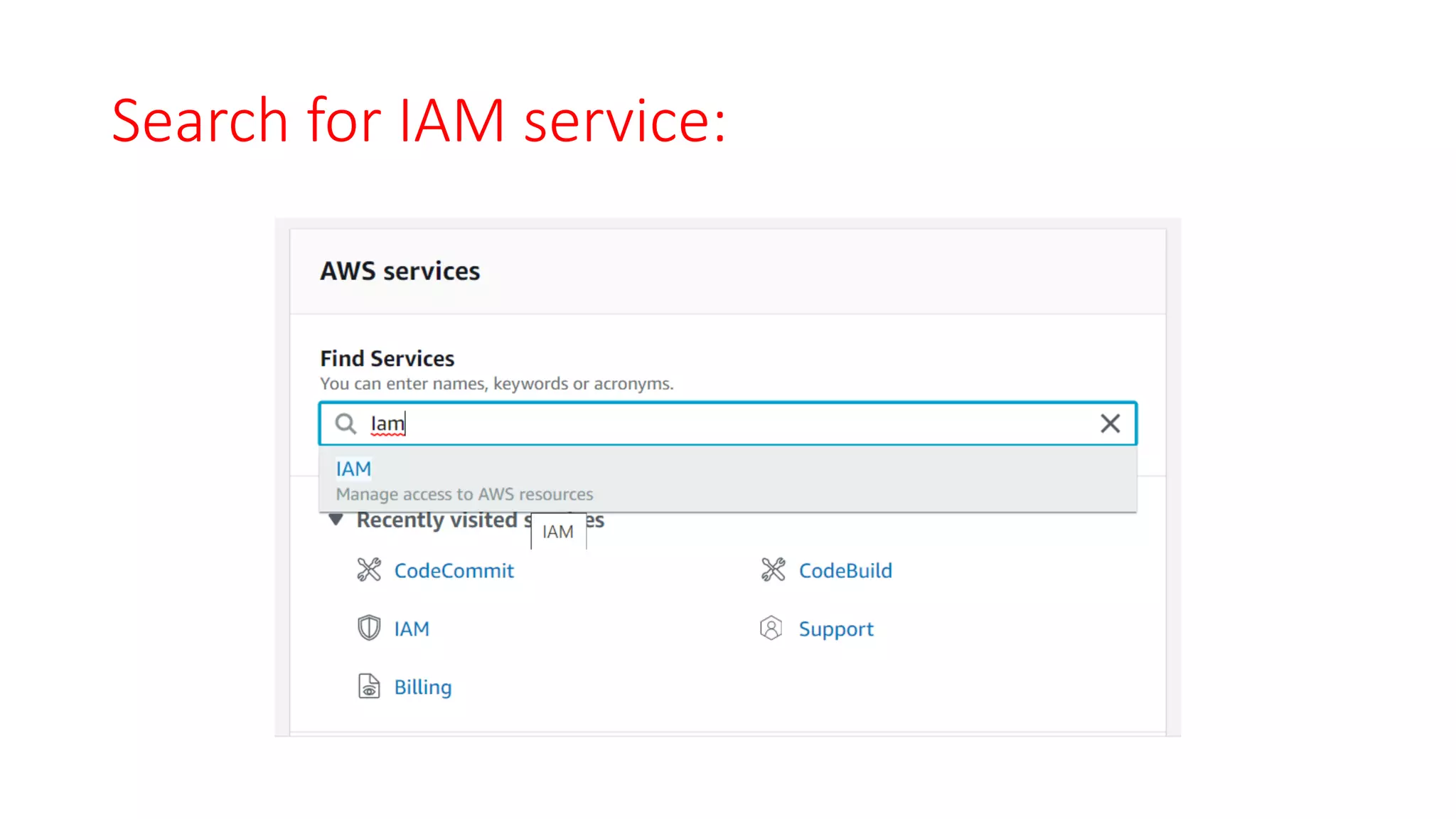 AWS IAM User Setup for CodeCommit | PPT