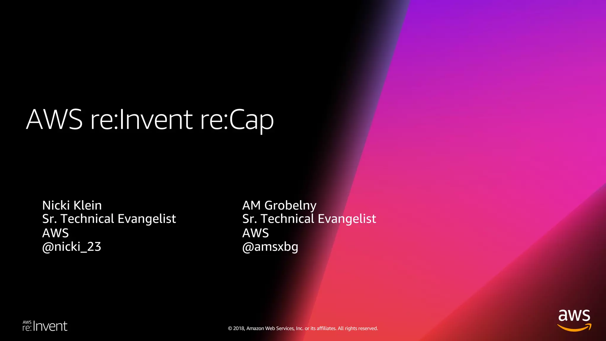 Aws Reinvent Recap Ppt 6680