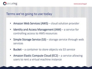 [Wroclaw #7] AWS (in)security - the devil is in the detail | PPT